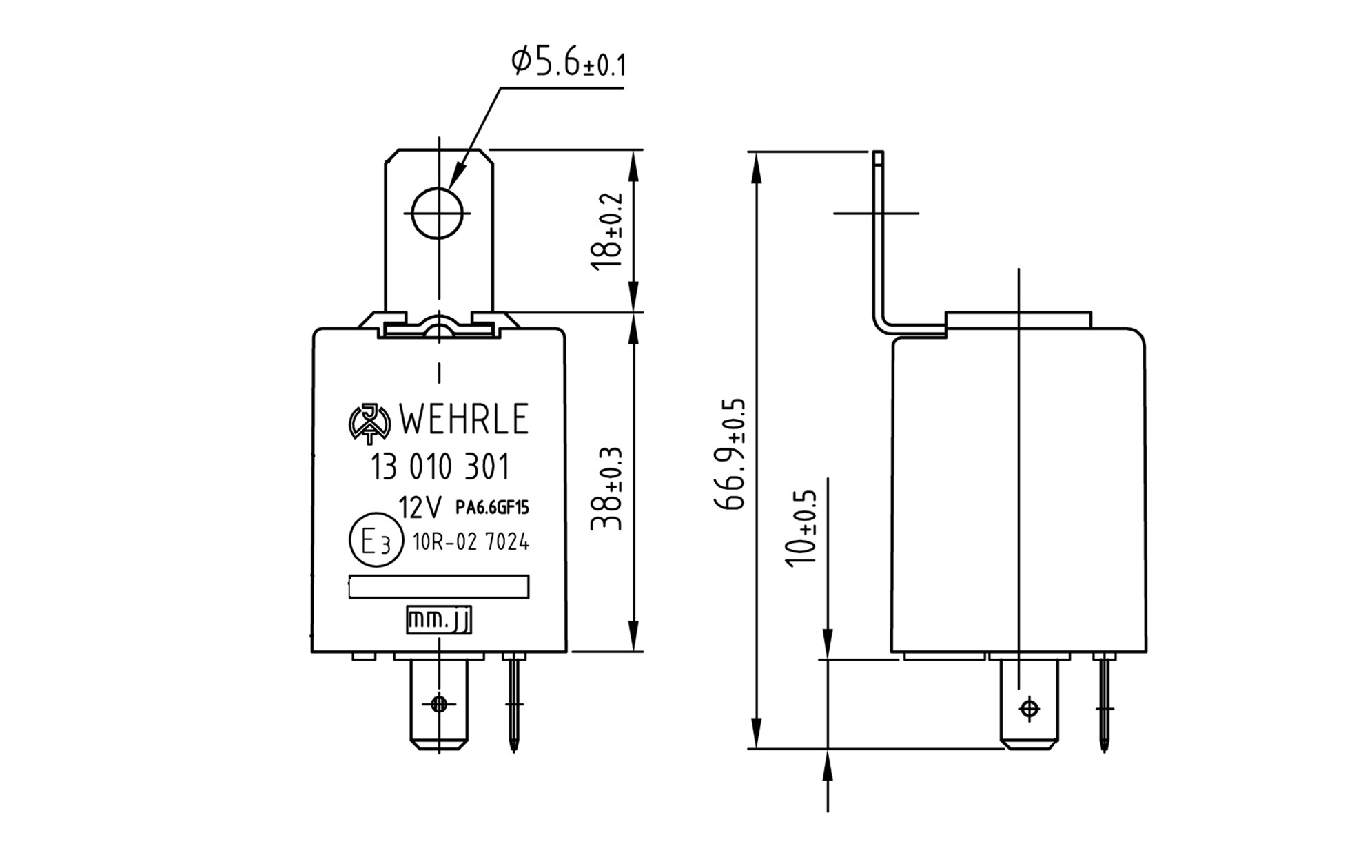Electronic Flasher Unit 12V
